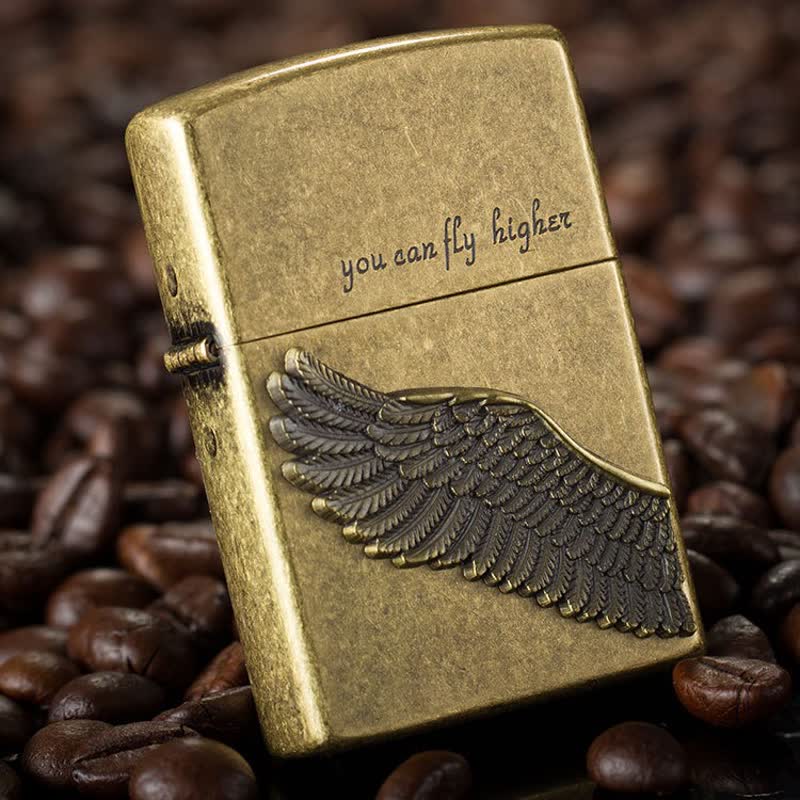 Flying Angel Wings Refillable Kerosene Lighter – FloralTrip