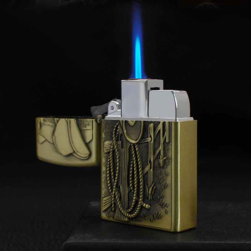 Western Scene Cowboy Hat Refillable Butane Lighter – FloralTrip
