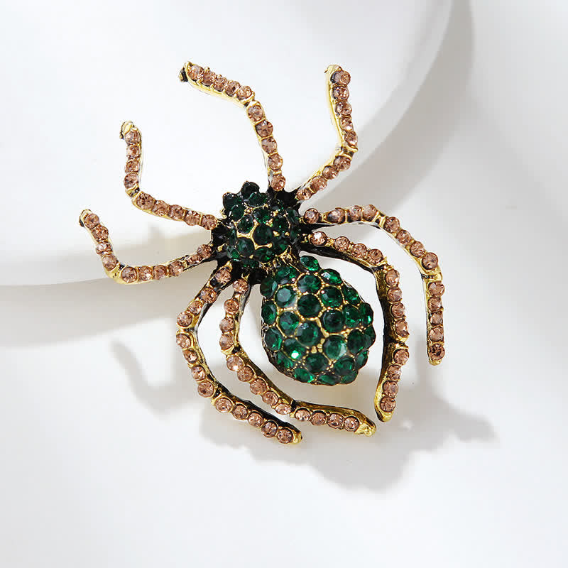 Unisex Vintage Fancy Spider Rhinestone Brooch – FloralTrip