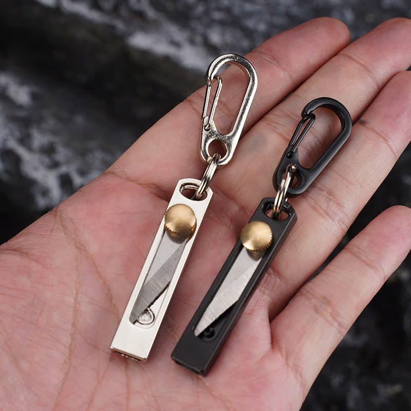 Mini Push-Pull Knife Utility Cutting Tool Keychain – FloralTrip