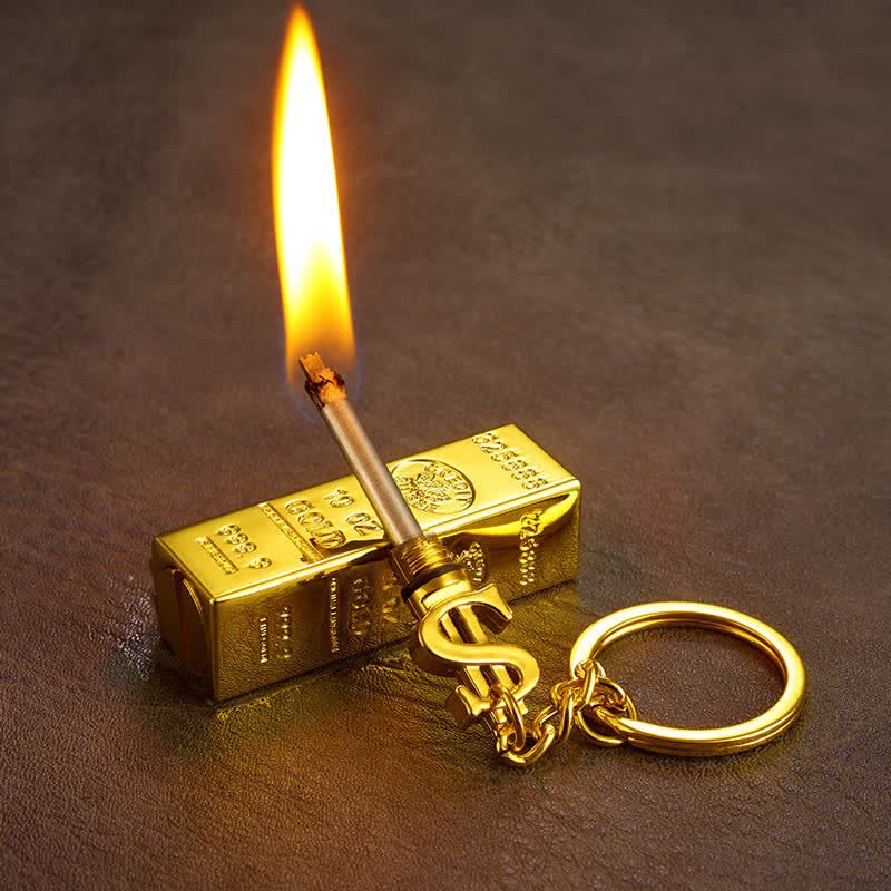 Gold Bar Dollar Matchstick Refillable Oil Lighter – FloralTrip