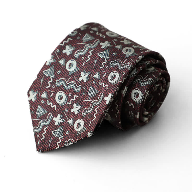 Men's Funny Mathematical Symbol Pattern Necktie – FloralTrip