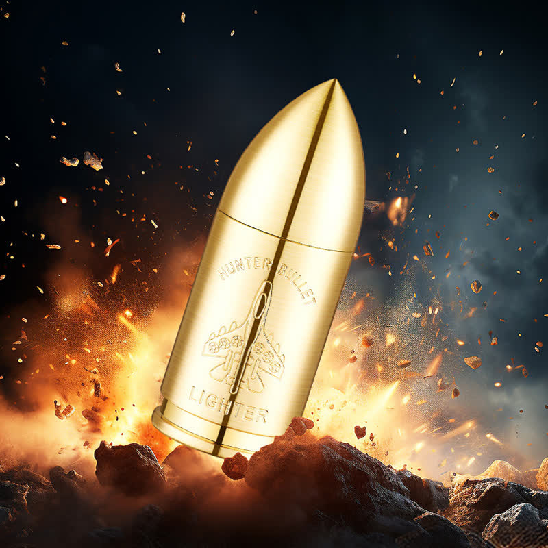 Bullet Shaped Styling Refillable Butane Lighter – FloralTrip