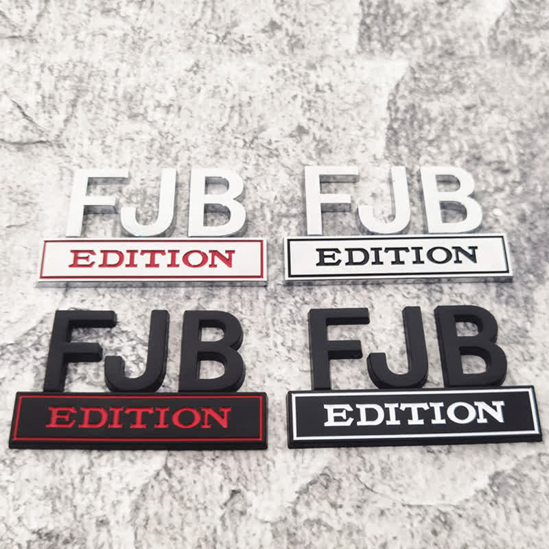 FJB EDITION Metal Sticker Car Badge – FloralTrip