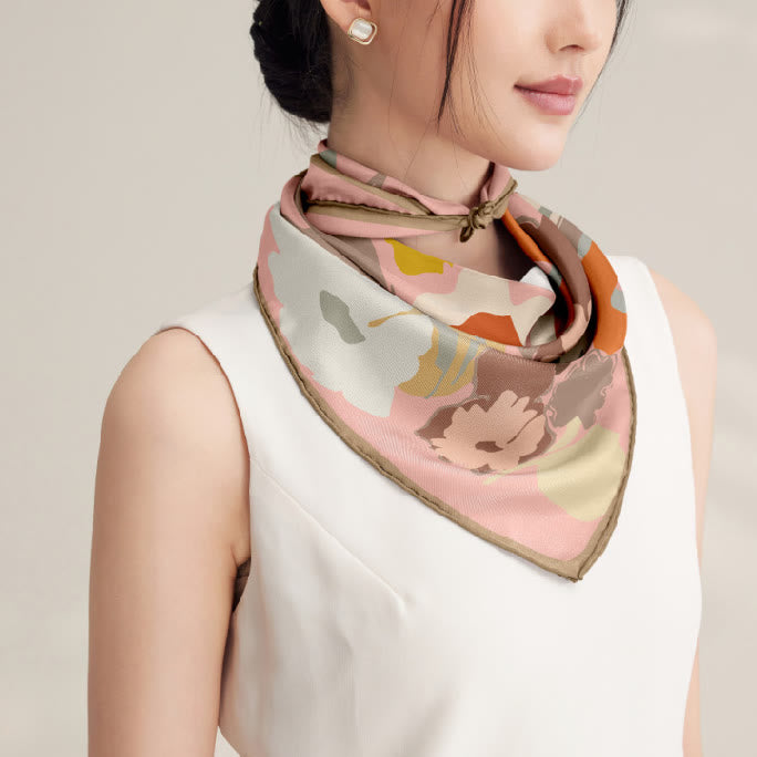 Women's The Truth About Spring Silk Thin Scarf – FloralTrip