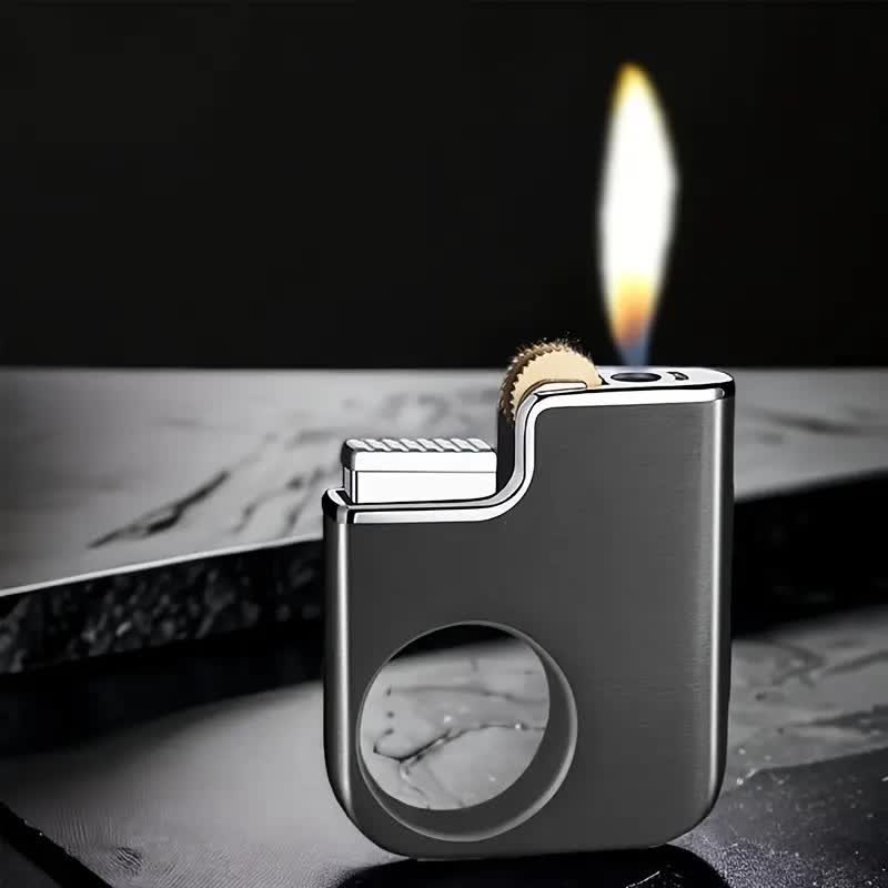 Creative Ring-Shaped Handle Refillable Butane Lighter – FloralTrip