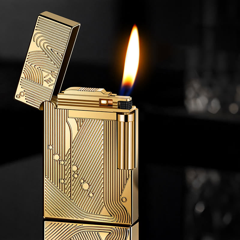 Luxury Line Carving Alloy Butane Lighter – FloralTrip
