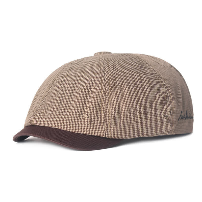 Octagonal Color Matching Micro Patterns Beret Hat – FloralTrip
