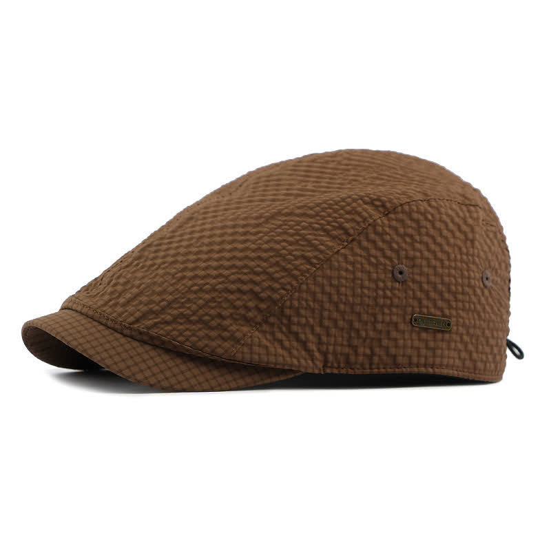 Retro Charm Cool Plaid Summer Newsboy Beret Hat – FloralTrip