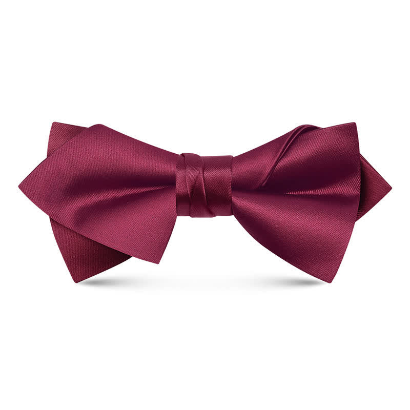 Men's Unique Irregular Double Layered Pointed Bow Tie – FloralTrip