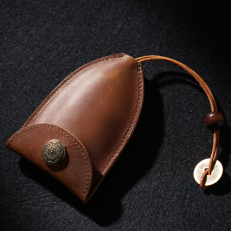 Vintage Coin Pull-out Smart Key Leather Key Case – FloralTrip