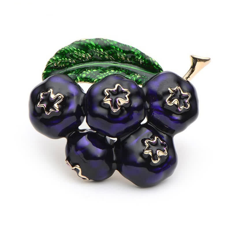 Women's Fruit Of King Blueberry Brooch – FloralTrip