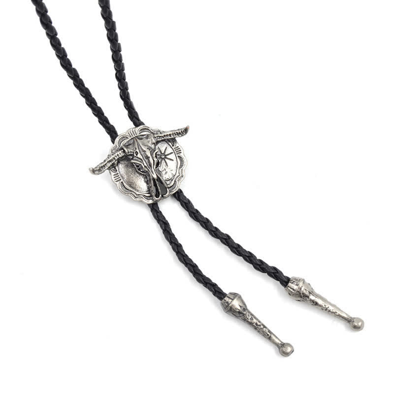 Wild Western Rodeo Bull Head Bolo Tie – FloralTrip
